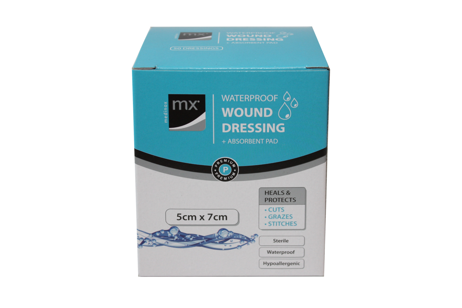 mx™ Waterproof Film Dressing | With Pad - Medinox UK