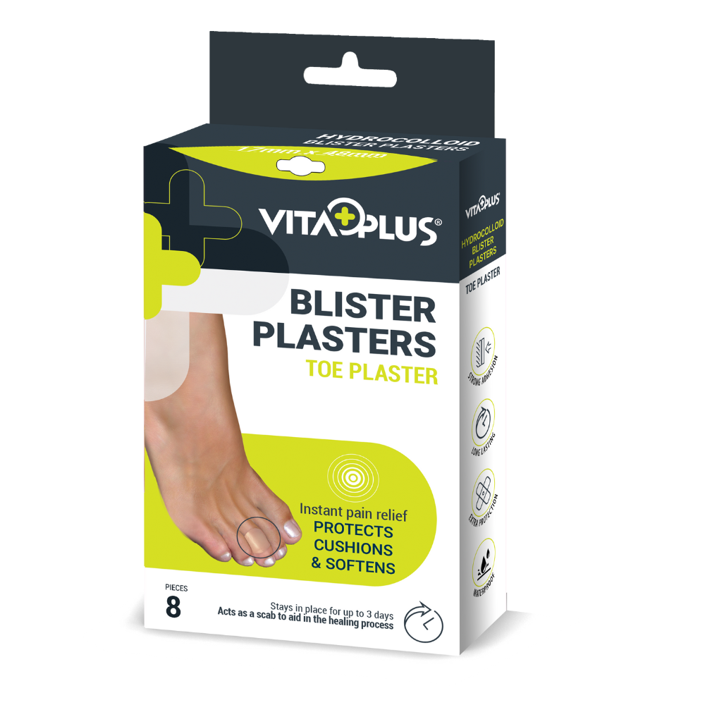 Blister Plasters Toe (8’s) - 17x48mm - Medinox UK