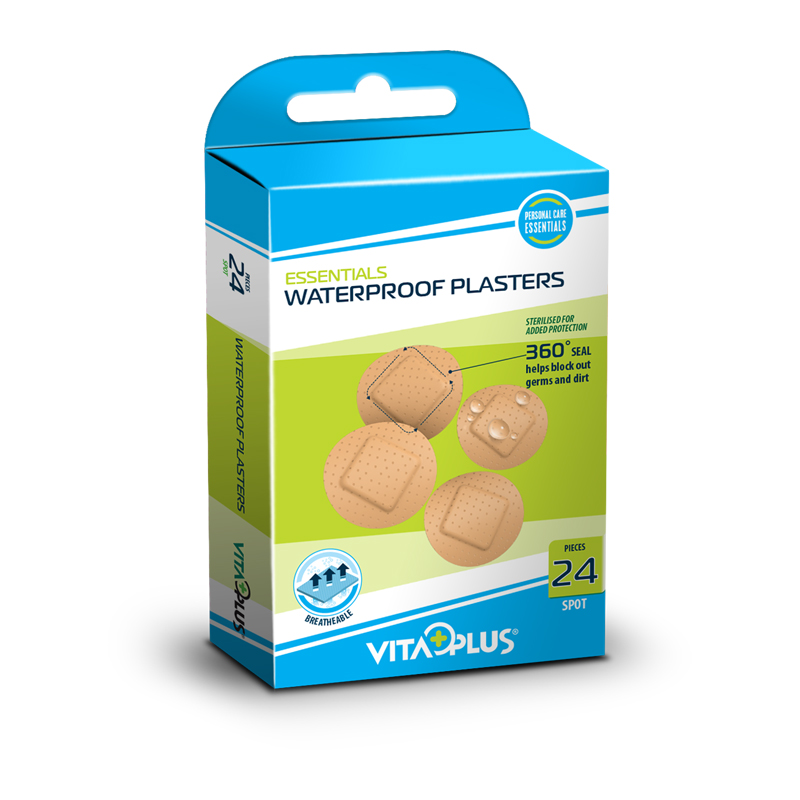 VitaPlus | Plasters | Waterproof | Spot - Medinox UK